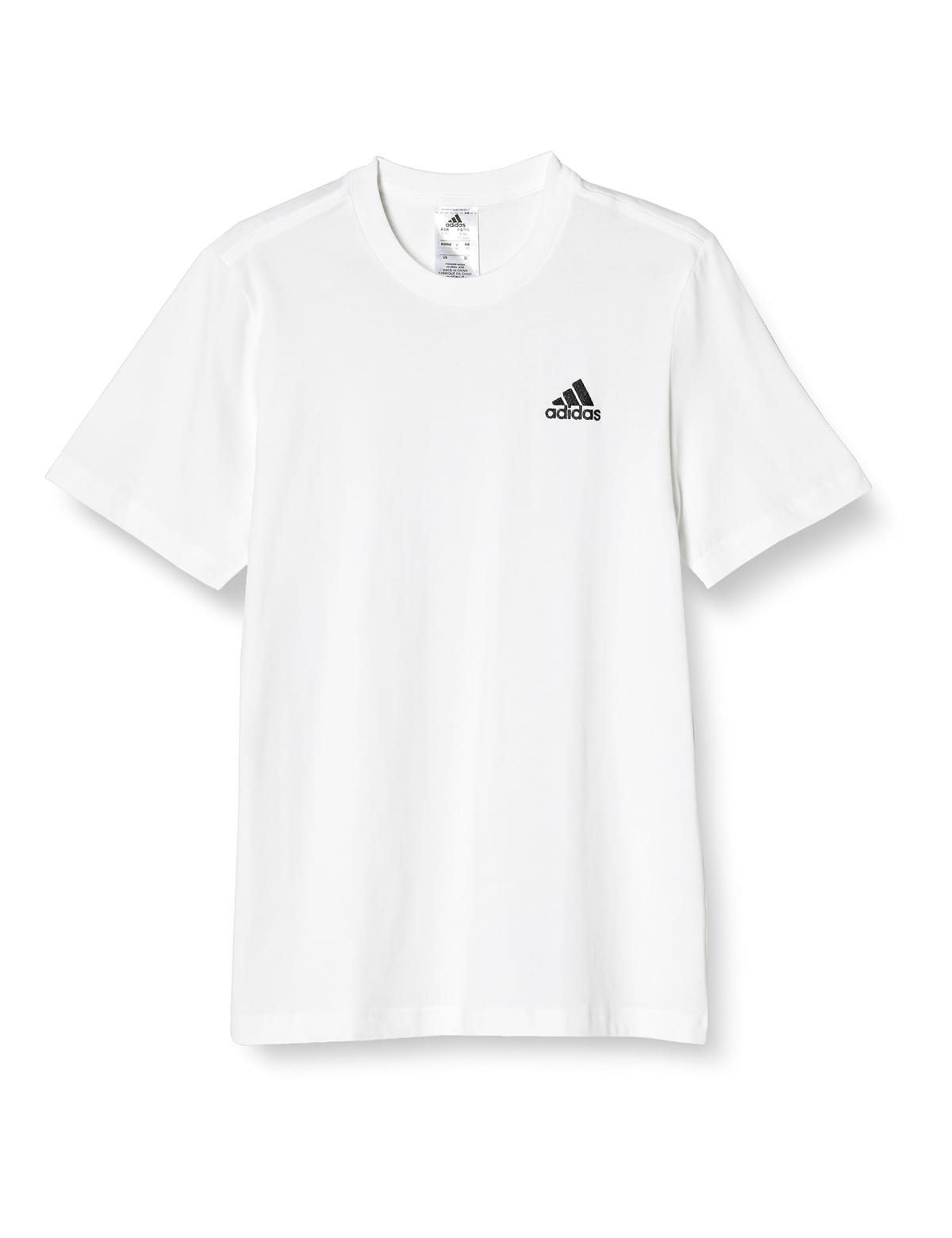 レギュラーフィットリブ仕上げのクルーネック綿100%(シングルジャージー)ベターコットンを使用