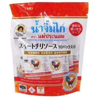 鶏の唐揚げやローストチキン、生春巻き等のお料理に幅広くご利用いただけます。 化学調味料・合成着色料・保存料不使用にこだわったメープラノムのポーションタイプのスイートチリソース。 タイで50年以上愛される化学調味料・合成着色料・保存料不使用に...