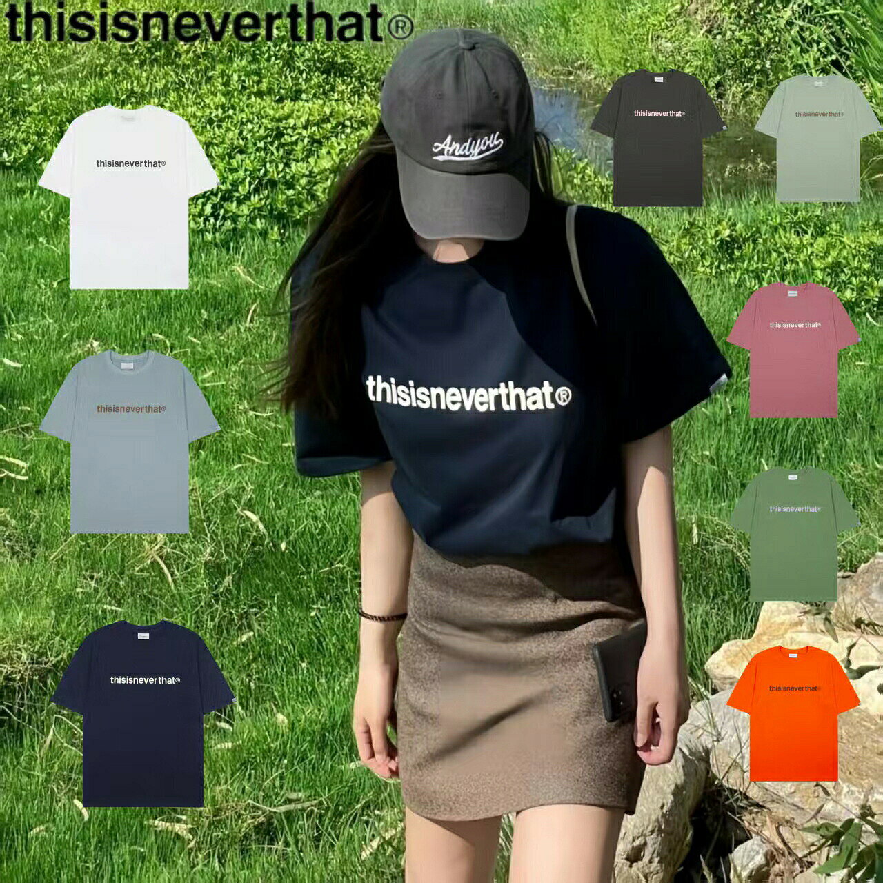 thisisneverthatのオーバーサイズT-Logo Tシャツは、韓国の人気ストリートブランドからの一品です。ユニセックスで着用可能なこの半袖トップスは、14色の豊富なカラーバリエーションが魅力です。トレンドを押さえたデザインで、カジ...