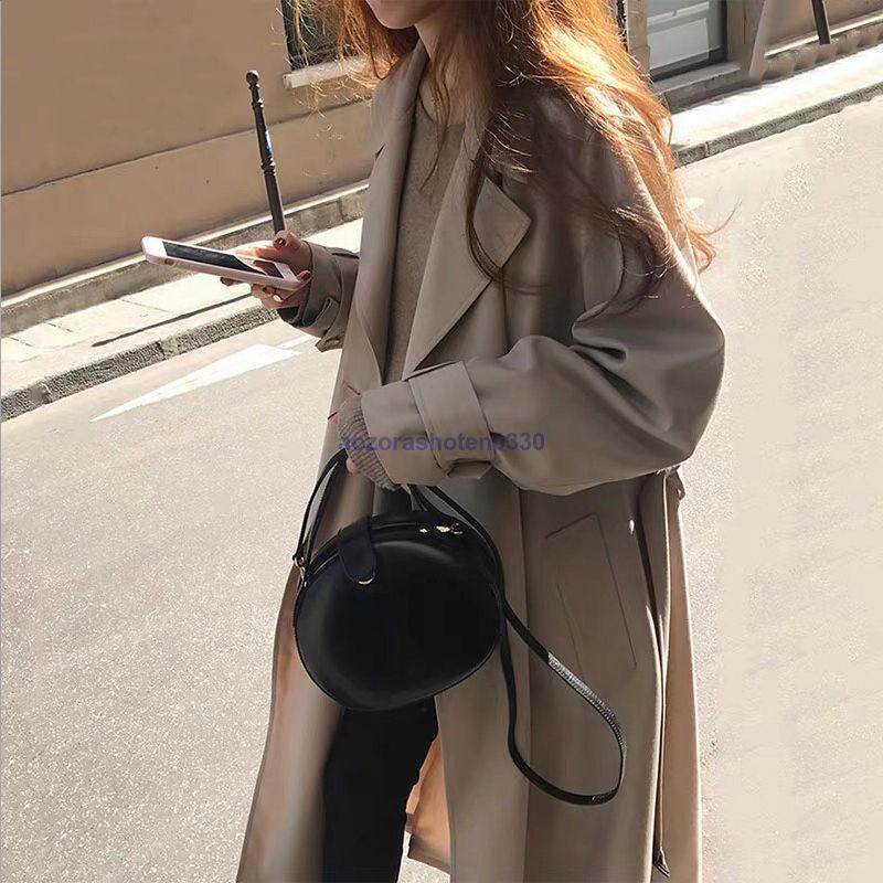 トレンチコート スプリングコート レディース 秋服 春 ロングコート Aライン ベルト付き オシャレ 着痩せ アウター 韓国風 通勤 オシャレ OL スプリングコート 20代 30代 40代 50代 秋服 オシャレ ショート丈 ロングコート...