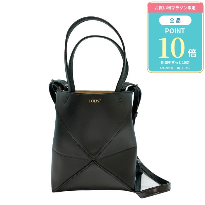 【ブランド】LOEWE 　 ロエベ【品名】パズルフォルド トート ミニ（シャイニーカーフ）【商品番号】A657V25X01【カラー】BLACK(A657V25X01-1100)【サイズ】H:20cm×W:16.5cm×D:9.5cmストラッ...