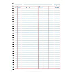 〔販売／仕入・在庫管理：バインダー元帳〕 レーザープリンタ対応のバインダー用単票用紙。（1000枚入） ※ 「入数」・「箱数」の少数桁印字に対応した元帳です。 ※ 商奉行21・蔵奉行21については、プログラムバージョン2.00以降の製品に対...