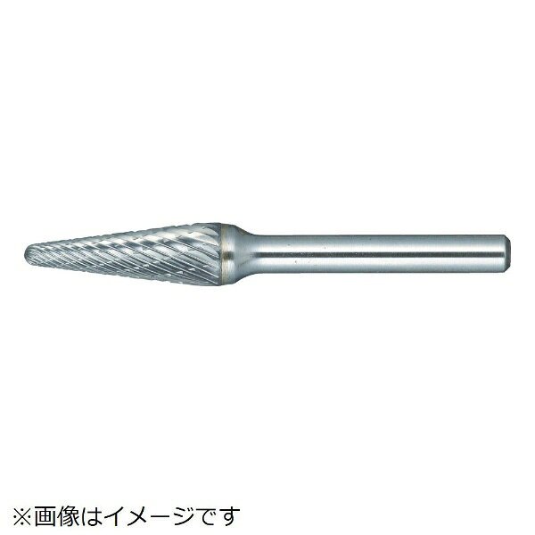 ■チップポケットを大きくすることにより切屑を排出しやすくし重切削に適しています。【用途】・あらゆる金属、非鉄金属、樹脂などの研削、バリ取り、面取りから溶接のビードの削落しに。【仕様】・形状： テーパー先丸（コースカット）・刃径（mm）： 1...
