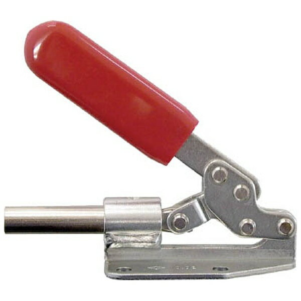 ■シャフトの先端はめねじになっています。【仕様】・製品刻印： No.02・全長（mm）： 124.5・押圧力（kN）： 2.0・先端部ねじ径： M8・ストローク（mm）： 30・横押型・フランジベース