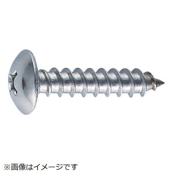 ■頭部外径が大きい丸頭形状で、タップやナットを使用せず、下穴だけで締結ができる薄板鋼板用のねじです。■耐食性のあるステンレスを使用しています。【仕様】・寸法（mm）d： M5・寸法（mm）L： 50・頭部径（mm）： 10・パッケージ： ボ...