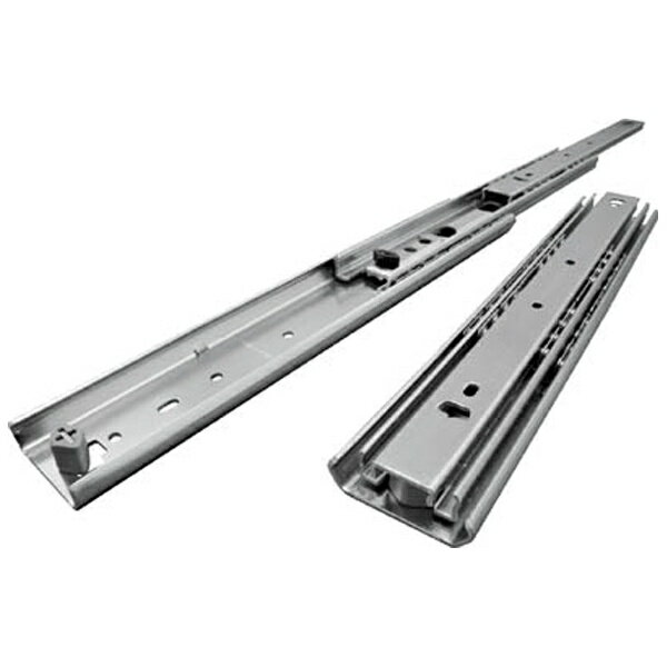 ■全閉時にその状態を簡易保持します。（ディテントイン機構付）■ドロワーメンバーを完全に引き出せるフルトラベルのスライドレールです。■全長が最短の12inch（304.8mm）から最長の28inch（711.2mm）まであります。■ボールベア...