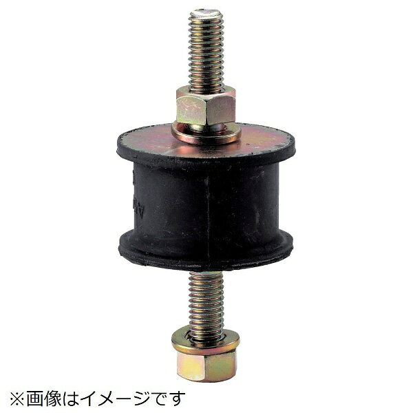 ■高いばね定数のため、小型で大荷重用として使用できます。■傾斜配置など広い応用性を持っています。■六角ナット・スプリングワッシャー付です。