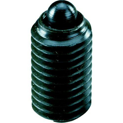 ■全長が短く狭いスペースに取り付け可能です。【用途】・割り出しやストッパーなどの位置決め部品。【仕様】・荷重（N）： 20〜35・ねじ寸法： M10×1.50・ストローク（mm）： 2.5・全長（mm）： 19・センターピン径（mm）： 4...