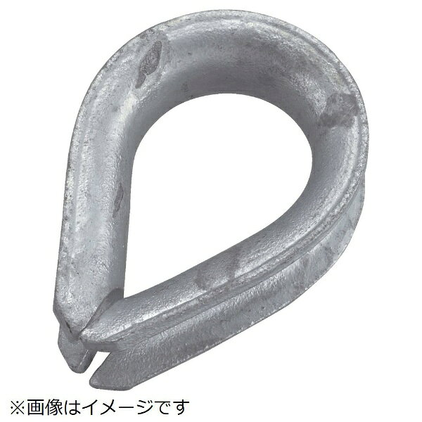 ■端末加工するワイヤコースとして使います。【用途】・ワイヤロープの先端をアイ加工して使用する場合のワイヤの摩耗の防止。【仕様】・適用ロープ径（mm）： 8・表面処理： 溶融亜鉛メッキ・A（mm）： 40・D（mm）： 38・B（mm）： 2...