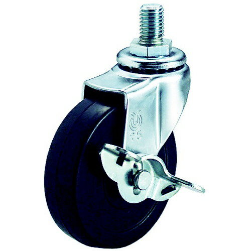 ■表面処理がクロームメッキのため、光沢のある仕上がりとなっています。【用途】・軽量物運搬用ツールワゴンやパイプワゴン用に。【仕様】・許容荷重（daN）： 35・許容荷重（kgf）： 35.7・車輪径D（mm）： 75・車輪幅（mm）： 21...