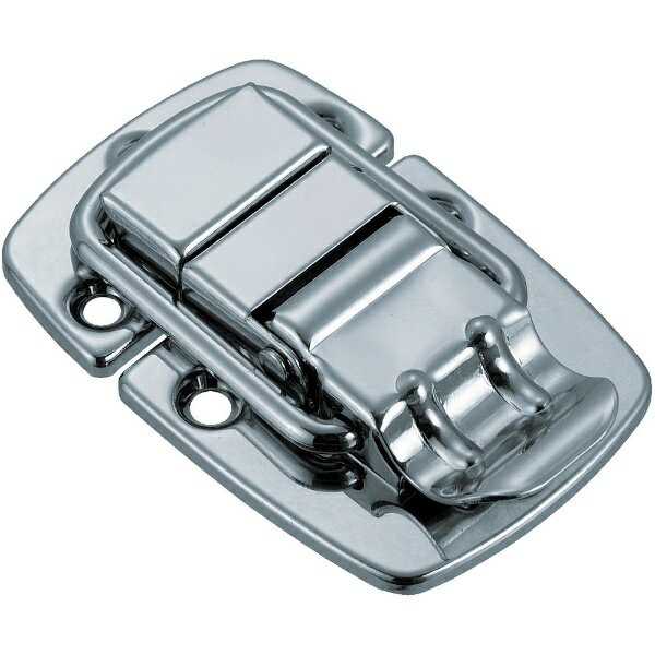 ■フタ止めに最適です。本体に受金具が入り込みます。【セット内容／付属品】・本体取付穴寸法： 4.2mm・受け穴寸法： 4.0mm冷間圧延鋼板（SPCC）表面処理： 三価クロムメッキ仕上げ