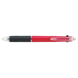 機構：ノック式、軸仕上：PC樹脂・ラバーグリップ付きボール径：0.5mm、シャープ芯径：0.5mm、ボールペン色：黒・赤 三菱鉛筆 MSXE350005.15(ジェットストリーム 2&1/3機能トリプルペン/赤)