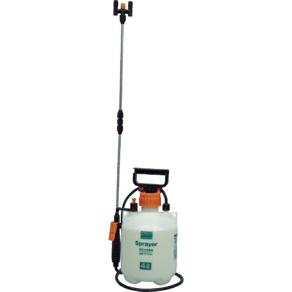 ■二頭口ノズル付です。■過剰な圧力を外部に自動的に放出する安全弁装置付です。■レバーをロックすれば連続噴射が可能です。■先端のノズルを回すことで霧の拡がりを調節できます。■肩に掛けて使用できます。【用途】・消毒液・除草剤・液肥・アルコール消...