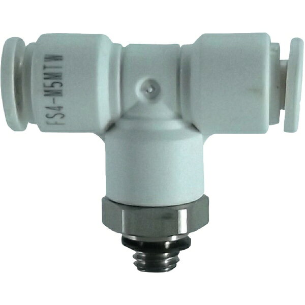 【用途】0使用流体【仕様】・接続口径： M5×0.8・適合チューブ外径D（mm）： 4×4・六角対辺（mm）： 10・使用圧力： 1MPa（空気）、0.3MPa（水）・使用流体： 空気、水・流体温度： -5〜60℃（空気）、5〜40℃（水）