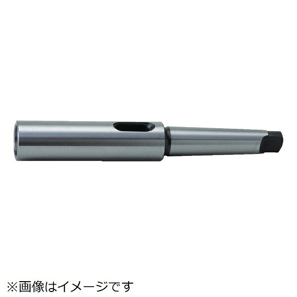 ■モールステーパのサイズを変更したいときや、延長したいときに使用します。【用途】・モールステーパードリルの接続器具として。【仕様】・内側テーパ： MT3・外側テーパ： MT3・全長（mm）： 215・首下（mm）： 117.0