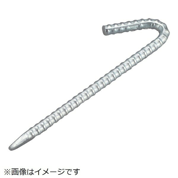 ■J型で引き抜き強度をアップしました。【用途】・ロープ、ワイヤなどの固定に使用。・侵入防止ロープの設置にも。【仕様】・径（mm）： 10・全長（mm）： 600・折返し長（mm）： 50〜60