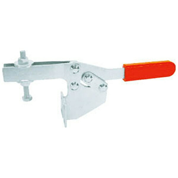 ■クランプの取り付けベースが側面取り付け型です。【仕様】・製品刻印： No.38C小・全長（mm）： 172・締圧力（kN）： 2.5・付属ボルト径： M6×50・下方押え型・ハンドル横型・側面取付※本商品が対象となるクーポンは、その期間終...