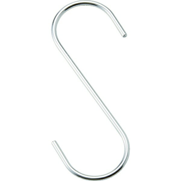 ■開口部が大きいのでパイプなどに取り付けができます。■Sの口がほぼ平行に開いているので、幅のある個所に掛けやすいです。【用途】・工具・器具などの一般商品の収納の吊り金具として。【仕様】・使用荷重（kN）： 0.2・D（mm）： 5・L1（m...