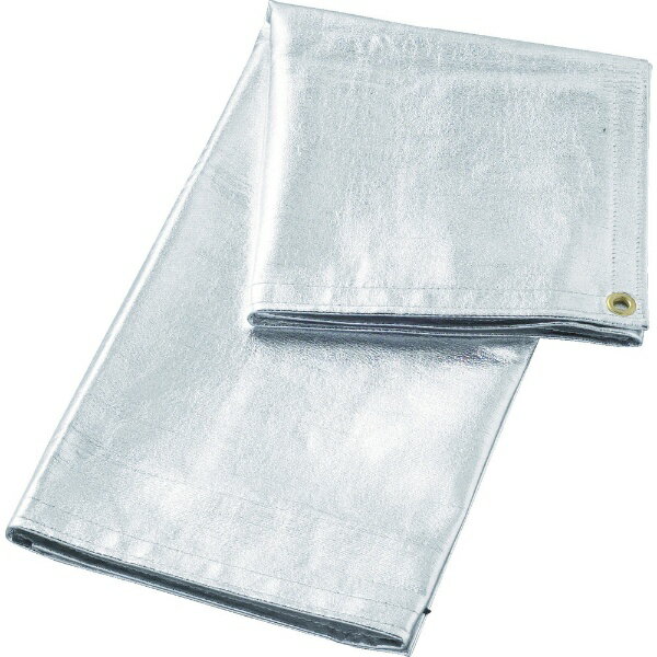 ■熱反射性、耐熱性に優れ輻射熱を反射します。■6ミクロンのポリエステルフィルムの両面にアルミニウム蒸着層をつけたフィルムと耐炎繊維朱子織物（高密度品）とをラミネートした複合品です。■ノンアスベスト・ノンセラミックの安全な商品で皮膚刺激を誘発...