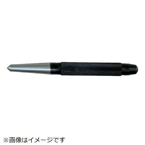 ■グリップは黒染処理＋ローレット加工、硬度HV520程度の焼入鋼まで打込み可能です。■先端部超硬チップ付のため衝撃に強いです。【用途】・工作物の中心や、きりもみの中心に印を付ける作業に。【仕様】・全長（mm）： 77・直径（mm）： 8・先...