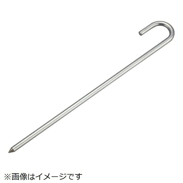 ■ステンレスでサビに強いです。【用途】・ロープなどの固定に使用。・各種テント、タープ設営、園芸、区画ロープ設置など。【仕様】・径（mm）： 6・全長（mm）： 150・折返し長（mm）： 35