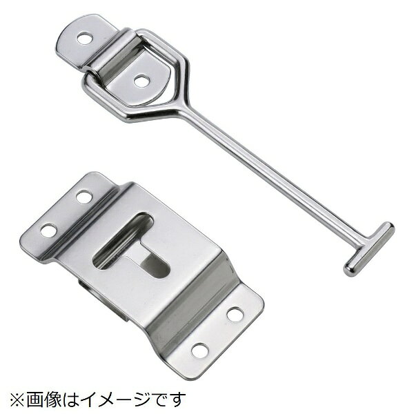 ■ステンレス製で耐蝕性に優れています。■ステンレス本来の光沢があり、高級感があります。【用途】・箱型・コンテナ式トラックの後部の扉を開いた時の止め金具として使用。【仕様】・A（mm）： 76.5・W1（mm）： 20・d1（mm）： 6・C...