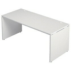 お客様の声やご意見を取り入れながら開発されたデスクシリーズ。幕板に配線トレー1個を標準装備しています。幅1600mmのデスクは、オプションのL型連結天板をデスクの両側に取り付けることができます。このサイズは天板の裏に補強材があるため、A3ト...