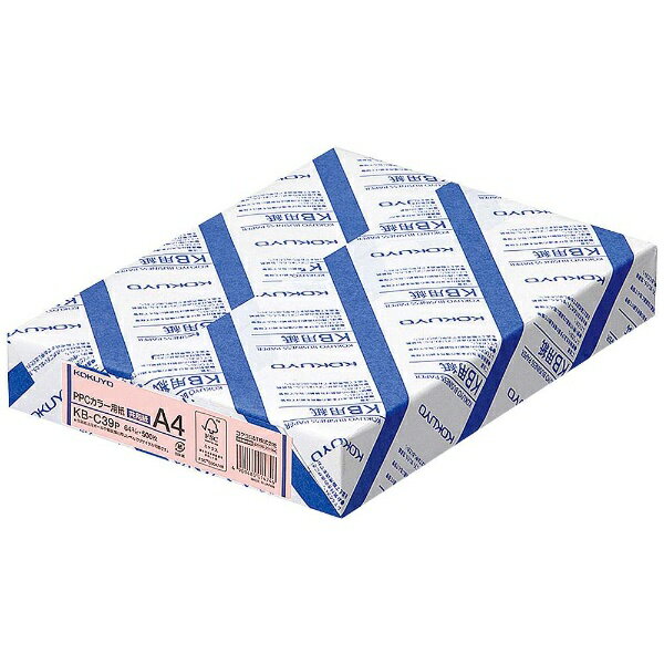 FSC認証パルプを使用した、環境対応商品です。「PPCカラー用紙(共用紙)FSC認証A4 500枚 ピンク」■書類の分類や表紙など、いろいろな用途にご利用いただけるカラー共用紙です。■PPC複写機のほか、インクジェットプリンタ・熱転写プリン...