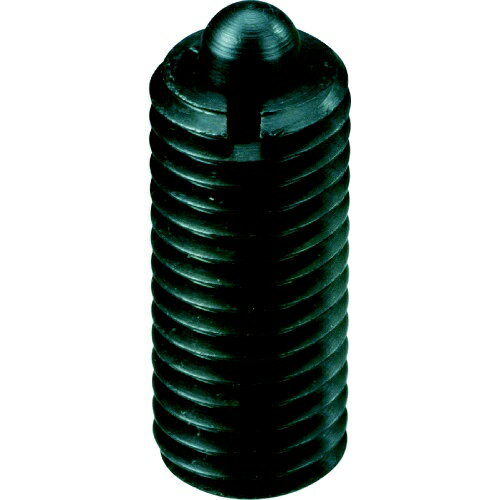 ■ねじ部本体にスプリング内蔵で押し圧によってセンターピンをストロークし位置決めします。【用途】・割り出しやストッパーなどの位置決め部品。【仕様】・荷重（N）： 5.0〜16.0・ねじ寸法： M4×0.70・ストローク（mm）： 1.5・全長...