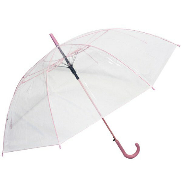 ■POPなカラーを融合させたビニール傘が発売♪（親骨65cm）【カラーグラスファイバー】■ハンドルと同色のカラーグラスファイバーを中棒親骨に使用。■ノーマルなビニール傘と一味違うカラーの組み合わせで取り間違い防止にも◎【大判サイズの親骨65...