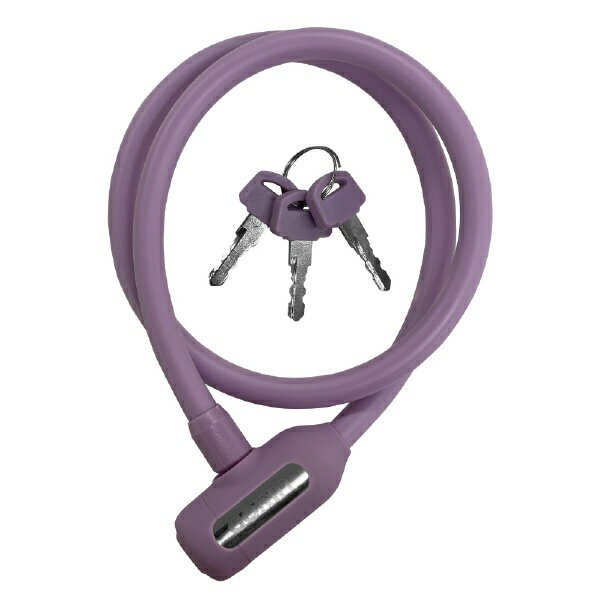 和モダンのカラーリングが特徴のロングワイヤー錠スタンダードな長さである60cm＋10cmのロングワイヤー錠。本体カラーに合わせたカラーキーキャップで人目で他の鍵と区別できます。両面キー採用で鍵の向き関係なく施錠できます。引っ張り強度は140...