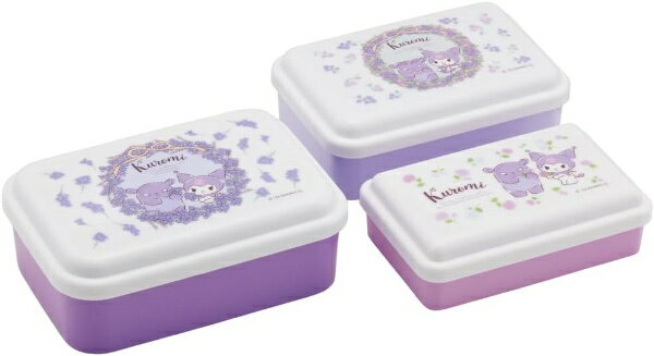 ドーム型のフタで、『ふわっと』ご飯やおかずが盛れておいしさもUP♪3サイズのケースが入れ子式にできるのでコンパクトに収納できます。フタを外して電子レンジOK！お弁当箱・保存容器・小物入れなどに☆