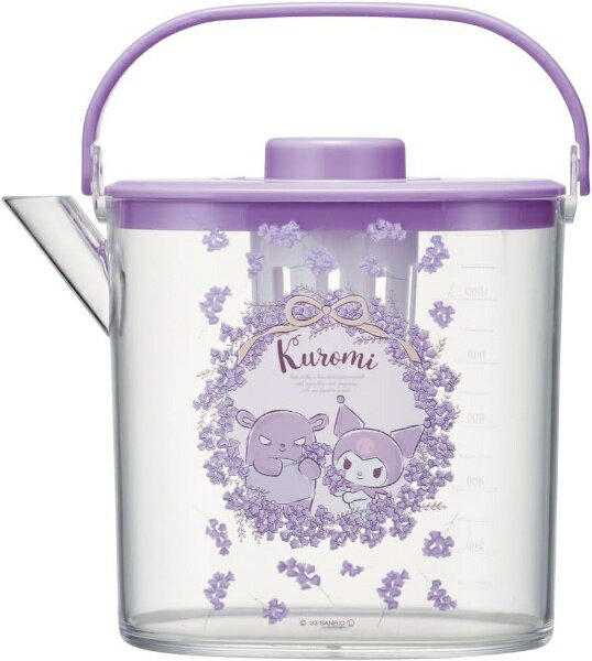 持ち手付きのかわいい冷茶ポット。使いやすい容量1.2L。熱湯OK！お湯出し・水出し兼用。冷蔵庫棚・ドアポケットに収納しやすいコンパクトサイズ。フタが外せて洗いやすい広口タイプ。ティーバッグ用の茶こし付き。