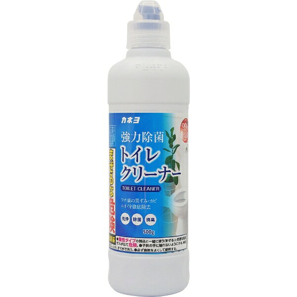 次亜塩素酸ナトリウム配合で頑固な汚れをこすらずに落とします。便器のフチ裏の黒カビや黒ずみスッキリ。洗浄・除菌効果。体調のすぐれない方は使用しないでください。本品をスプレー容器につめかえない。（泡にならず液が飛び散り危険。）【品名】トイレ用洗...