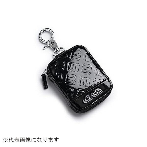 ●ハナセナイスマートキーケース　モノグラムエナメル　ブラック/シルバー「ドライブ」にも「お買い物」にも困らない便利な収納機能●用途に合わせて使い分けれる3種類のポケット1運転免許証などやカードキー等大切なカードが飛び出ない「マジックテープロ...
