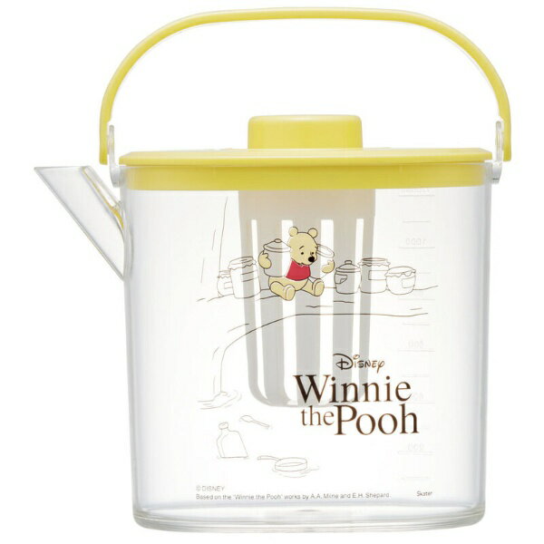 持ち手付きのかわいい冷茶ポットです。使いやすい容量1.2L。熱湯OK！お湯出し・水出し兼用。冷蔵庫棚・ドアポケットに収納しやすいコンパクトサイズ。フタが外せて洗いやすい広口タイプ。ティーバッグ用の茶こし付き。※ドライアイス・炭酸飲料・アルコ...