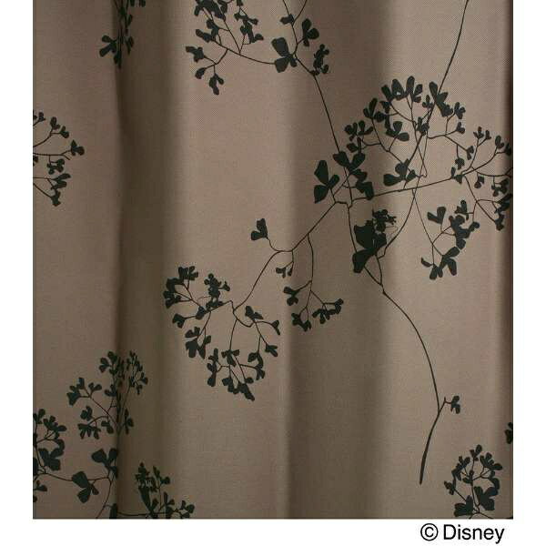 《Disney HOME SERIES》ナチュラルな植物柄で、動きのある細い茎と葉をのびやかにデザインしました。葉っぱの間にかくれているミッキーがアクセントになっています。遮光カーテンなので、寝室や日差しの強いお部屋にも安心して使えます。い...