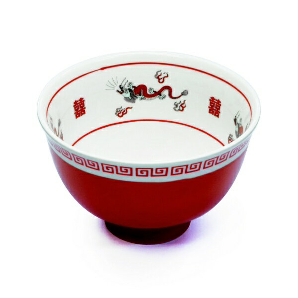 人気の『おまち堂』シリーズに、小ぶりサイズのラーメシバチが登場。ミニ丼やつけ麺など、幅広い用途で活躍します。電子レンジや食洗機にも対応しており、使い勝手も抜群。チャイナ風でレトロな雰囲気の龍の模様が特徴です。