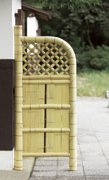 ちょっとした目隠しに。天然竹を使用した仕切り垣。●玄関脇や室外機の目隠し等、アクセントとして使用できます。●組立不要完成品●サイズ：(約)幅70×奥行8×高さ160cm●重さ：(約)16kg●素材：天然竹、杉、しゅろ縄、銅線