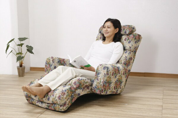 ふかふか、モコモコ感が体をゆっくり包みます。●お昼寝する時やテレビを見ながら、ごろ寝する時にちょうどいいサイズ！●うれしい枕付き！枕は腰当てとしても使用できます。●膝・背14段階リクライニング●お客様組立式●サイズ：(約)幅80×奥行108...