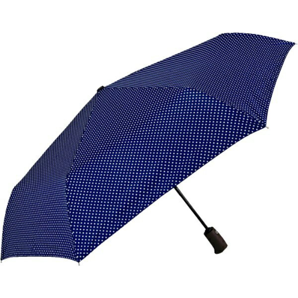 ワンタッチ自動開閉、持ち手の収納で手を挟みにくい安全式、さらに収納しやすい幅広袋付きで、便利な折り畳み傘です。