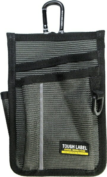 作業道具の収納に幅50mm作業ベルト対応ねじれにくいカラビナ付き撥水加工反射ライン付き材質： バッグ…1681Dポリエステル、EVA　カラビナ…アルミニウム