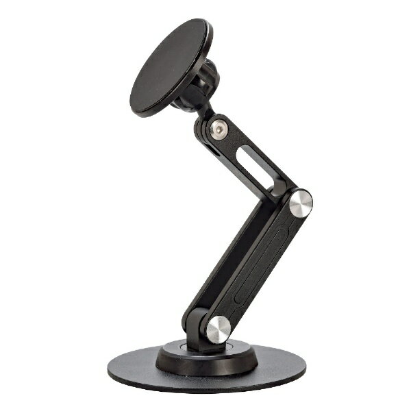 MagSafe対応のスマホスタンド。アームの調整で高さや角度が自由自在。 マグセーフプレートが付属しているので、マグセーフ非対応機種にも使用できます。【サイズ】台座 : φ100mm / マグセーフプレート : φ56mm【商品重量】280...