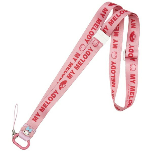 スマートフォンや携帯ゲームなどに取り付けられるネックストラップです。ネームホルダーやモバイルグッズを首からかけて利用できるネックストラップです。強い力がかかると外れるセーフジョイント付き。ストラップの長さは約43cm〜50cmの間で調節可能。