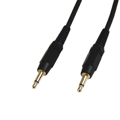 ・3.5mmミニ（モノラル）端子のついた機器同士を接続します！・モノラル機器同士のLINE端子とイヤホン端子などに利用できます。【仕様】・両側3.5mmモノラルミニプラグ（オス）・金メッキプラグ・ケーブル長：2m※2極モノラル機器専用です。...