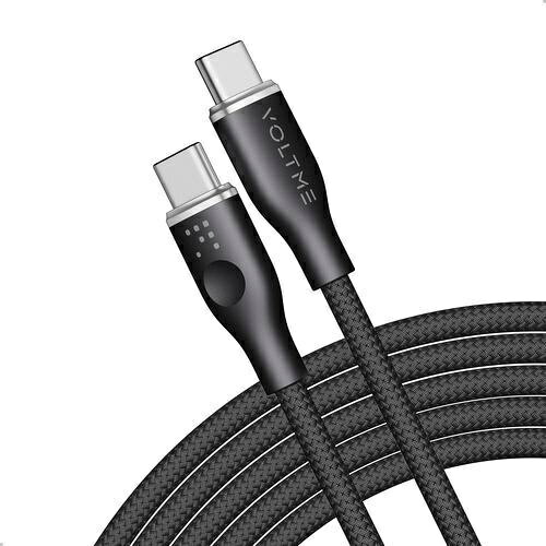 ラグシリーズナイロン素材 充電ケーブル USB-C＆USB-C 100W 1.8m■最大100W超高速充電対応VOLTM type-c ケーブルはUSB PD3.0充電規格に対応し、最大100W (20V×5A)の出力が可能で、お使いのスマ...