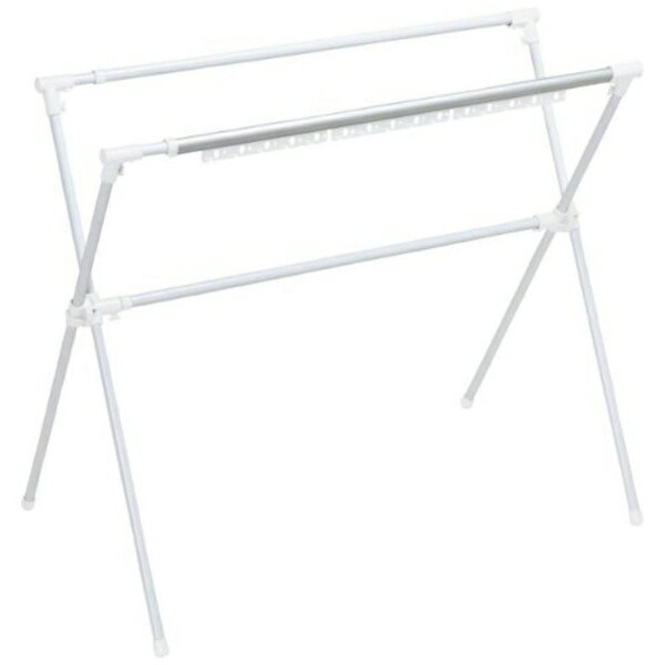 布団干しや室内物干しスタンド。■ハンガーかけ穴付　洗濯物も干しやすいピンチ・ハンガーかけ穴付き。■コンパクト収納　使わないときはコンパクトに収納。■室内物干しにもなる　室内の物干しとしても使える。