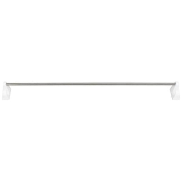 粘着テープで貼り付けるだけ、取り付け簡単。ステンレスタオル掛け。■取り付け部分に傷をつけない構造　取り付け部分に傷をつけない構造。■サビに強くいつでも清潔　本体部分はステンレスのため錆に強く清潔です。■便利なフック機能付　小物収納に便利なフ...