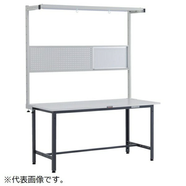 ■壁面デッドスペースの有効利用とLED照明で明るい手元での作業が可能です。■ホース、ケーブル、工具などを吊り下げできるハンガー付です。■主要部が溶接構造のため、強度に優れます。【仕様】・天板材質： リノリューム張・間口（mm）： 1500・...