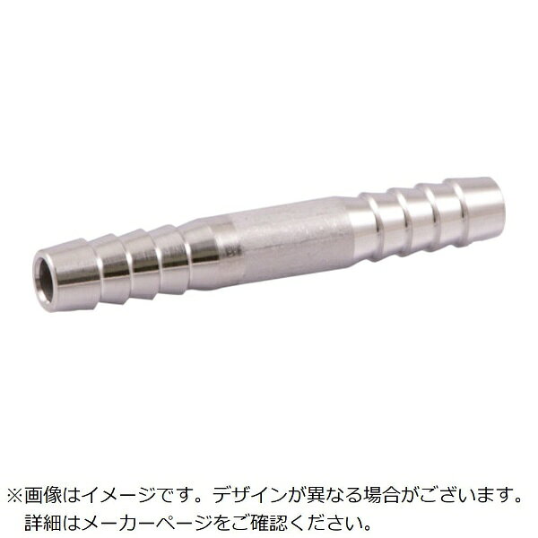 ■両口タイプのホースニップルです。【仕様】・最高使用圧力（MPa）： 3.45以下・接続口径（タケノコ外径）（mm）： 14・タイプ： ホース接手・使用温度（℃）： -50〜150・使用流体： 材質に悪影響を及ぼさない流体・使用圧力（MPa...